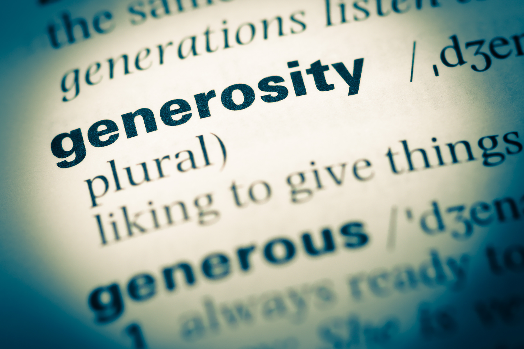 Make Generosity a Habit - The Joseph Group